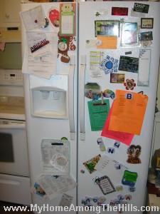 Refrigerator marble run | My Home Among The Hills